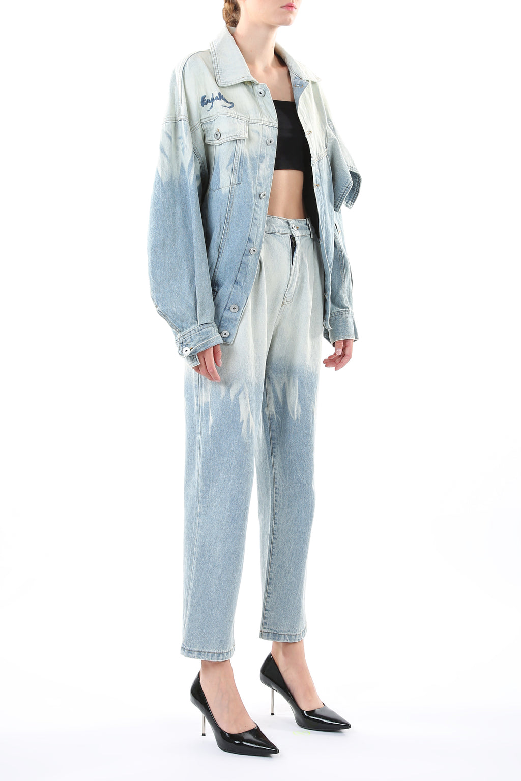 Ombre Color Gradation Denim Set | Shop Beulah Style
