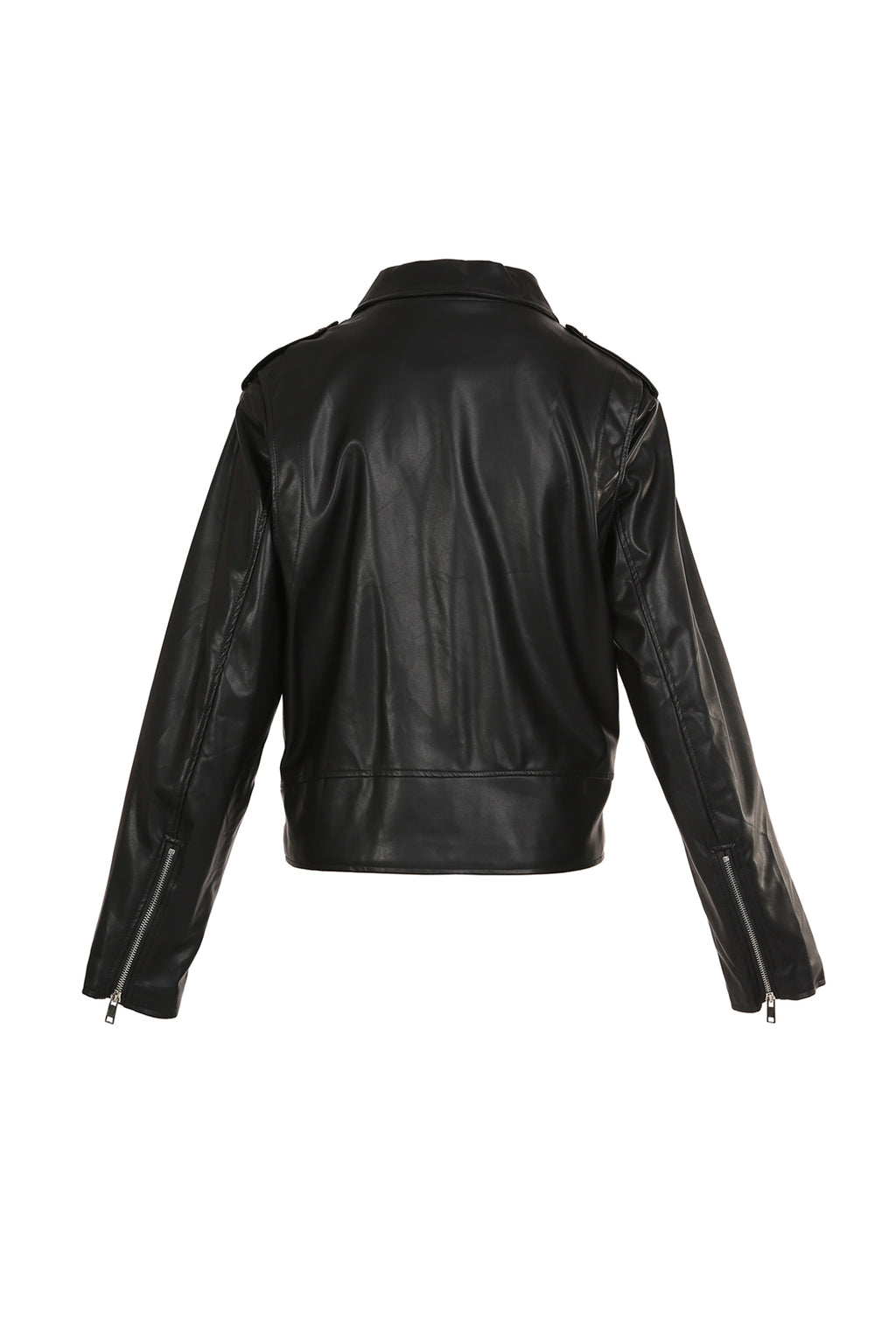 Bud Faux Leather Belted Biker Jacket | Shop Beulah Style